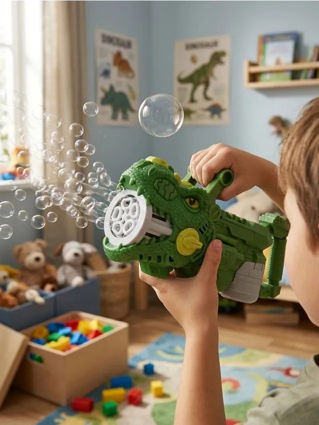 Sinsay - Hračka – Pistole na bubliny s motivem dinosaura - zelená