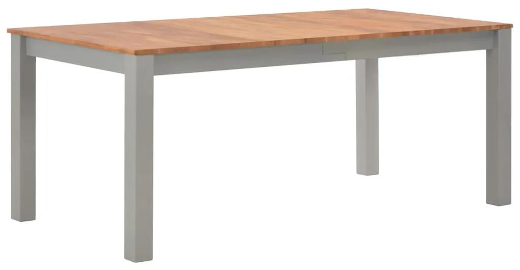 247847 vidaXL Jídelní stůl 180 x 90 x 74 cm masivní dubové dřevo