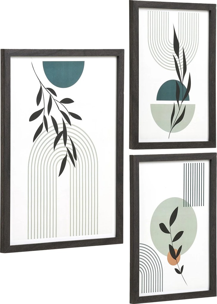 House Nordic Set 3 obrazů ASPEN 4981013