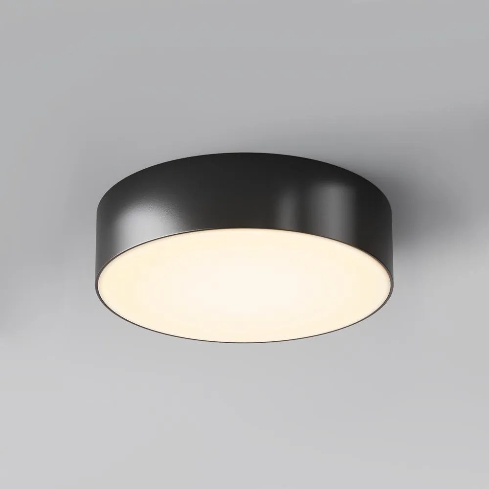 M O431CL-L30B3K Stropní svítidlo Zon IP65 3000K 30W 2200lm černý hliník teplá bílá - MAYTONI