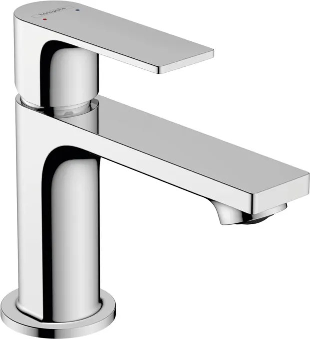 Hansgrohe Rebris E, umyvadlová baterie 80 s odtokovou soupravou s táhlem, chromová, 72550000