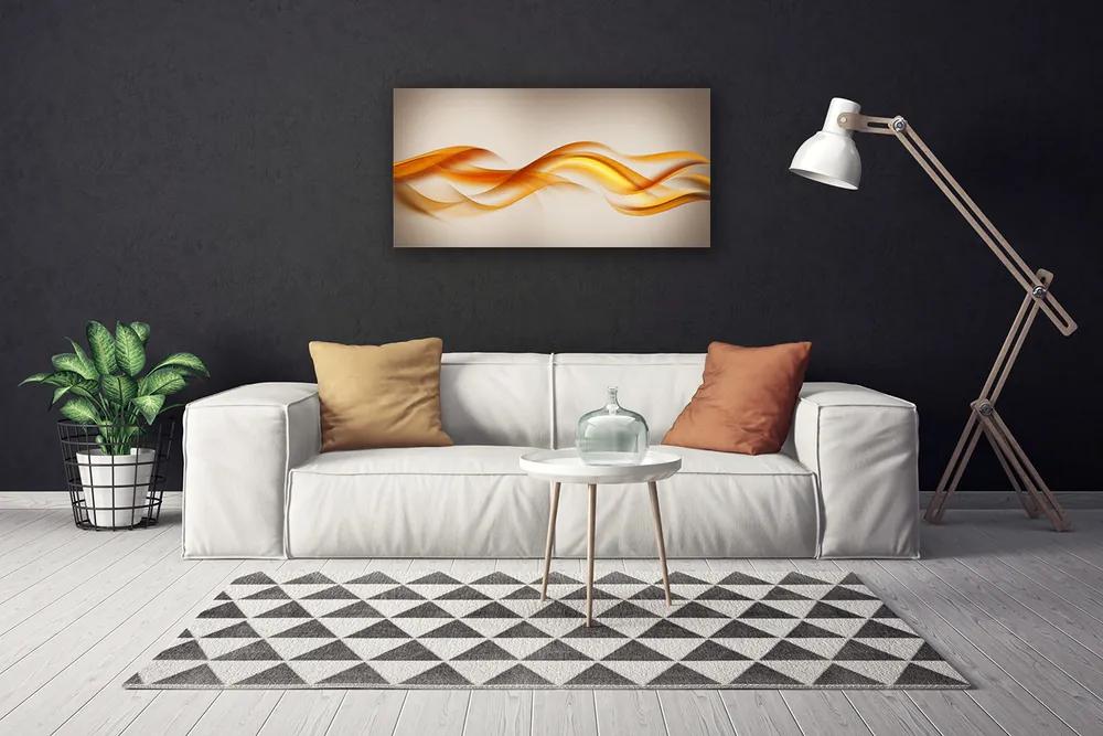 Obraz na plátně Abstrakce Vlny Art Umění 120x60 cm