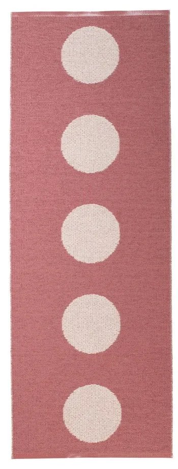 Světle červený vnitřní a venkovní běhoun 70x200 cm Vera Pop Blush – Pappelina