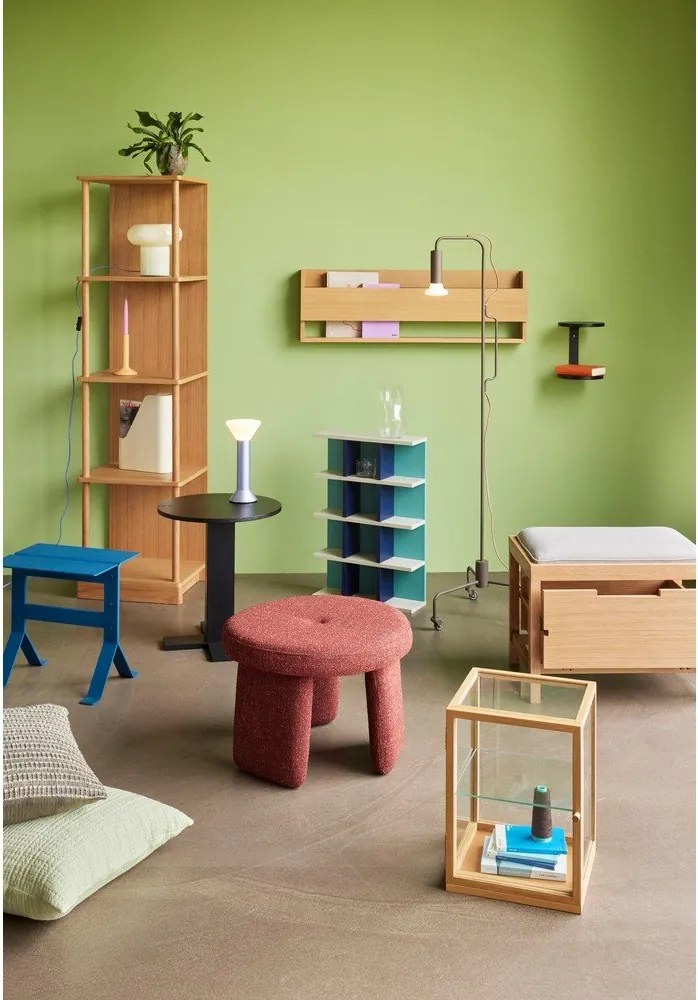 Světle zelená skleněná stolní lampa (výška 22 cm) Hues – Hübsch