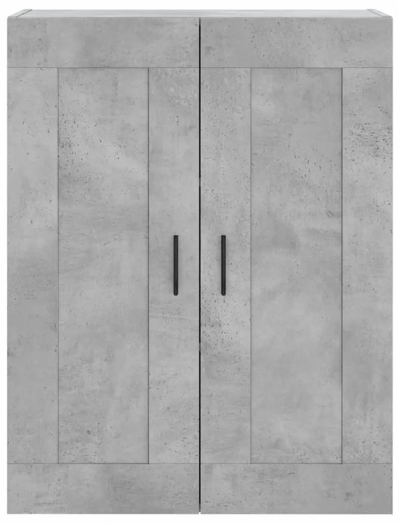 Skříň highboard betonově šedá 69,5x34x180 cm kompozitní dřevo,  3199637