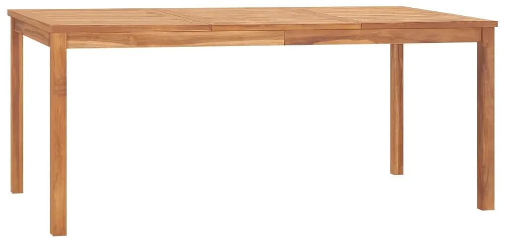 315621 vidaXL Zahradní jídelní stůl 180 x 90 x 77 cm masivní teakové dřevo