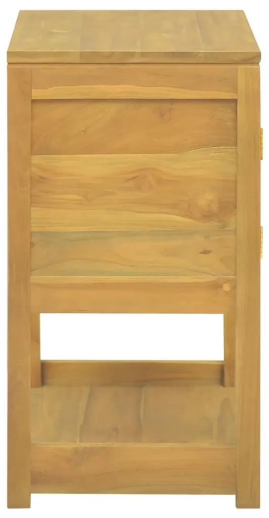Koupelnová skříňka 60 x 40 x 75 cm masivní teakové dřevo - Default Title