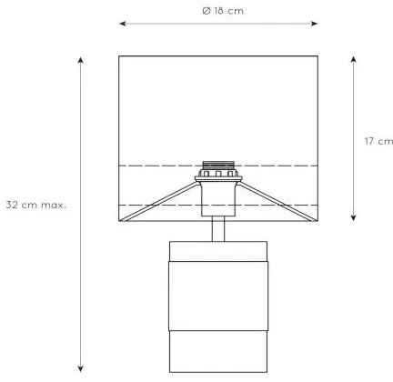 Lucide 10500/81/34 - Stolní lampa EXTRAVAGANZA FRIZZLE 1xE14/40W/230V zlatá