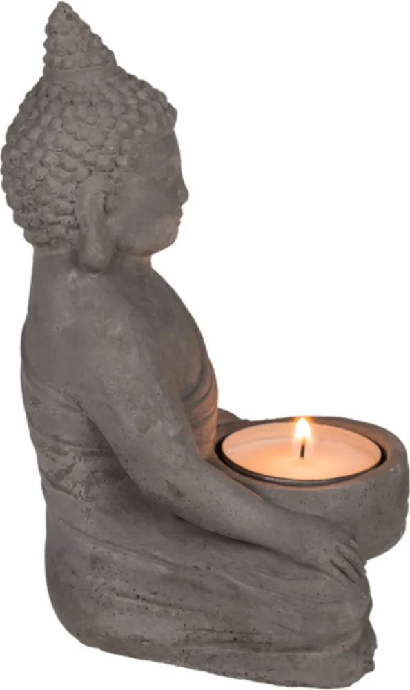 GiftyCity Stojan na svíčku 8x15,5 cm, Buddha