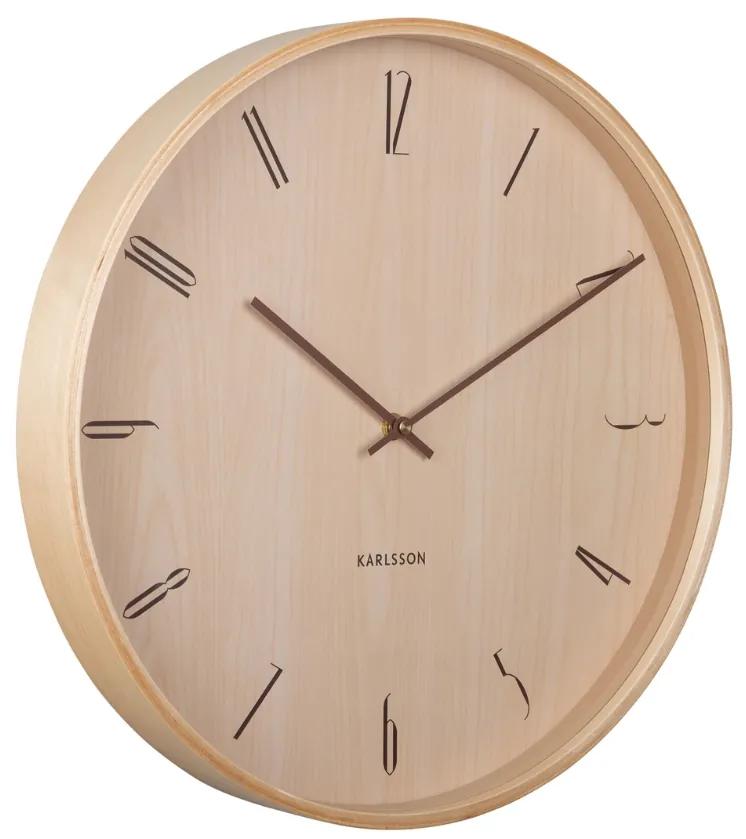 OnaDnes -20% Time for home Přírodní nástěnné hodiny Sava 40 cm