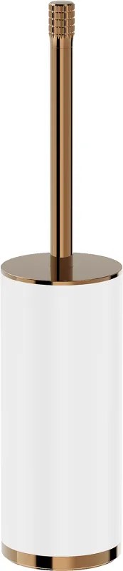 Mexen Triv, nástěnný WC kartáč, bílý/růžové zlato, 70A33073-60W