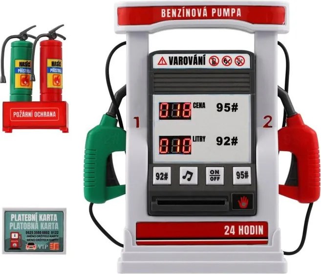 Benzínová pumpa se zvukem a světlem
