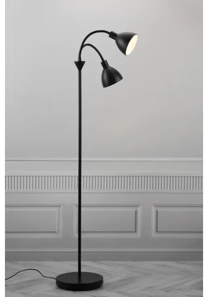 Nordlux - Stojací lampa RAY 2xE14/25W/230V černá