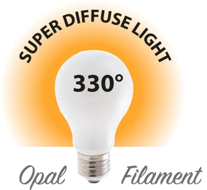 VELAMP OPAL FILAMENT žárovka 12W, E27, 3000K