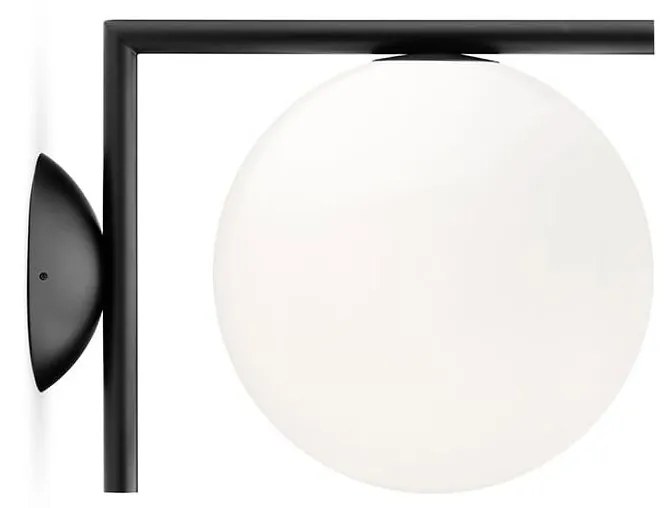 Flos IC Lights C/W1, designové svítidlo, 1x60W E14, černá, prům. 20cm