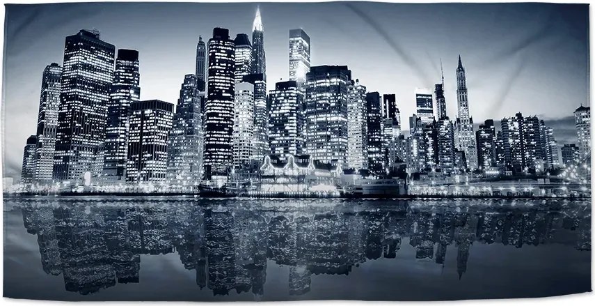 Sablio Ručník Noční New York - 50x100 cm