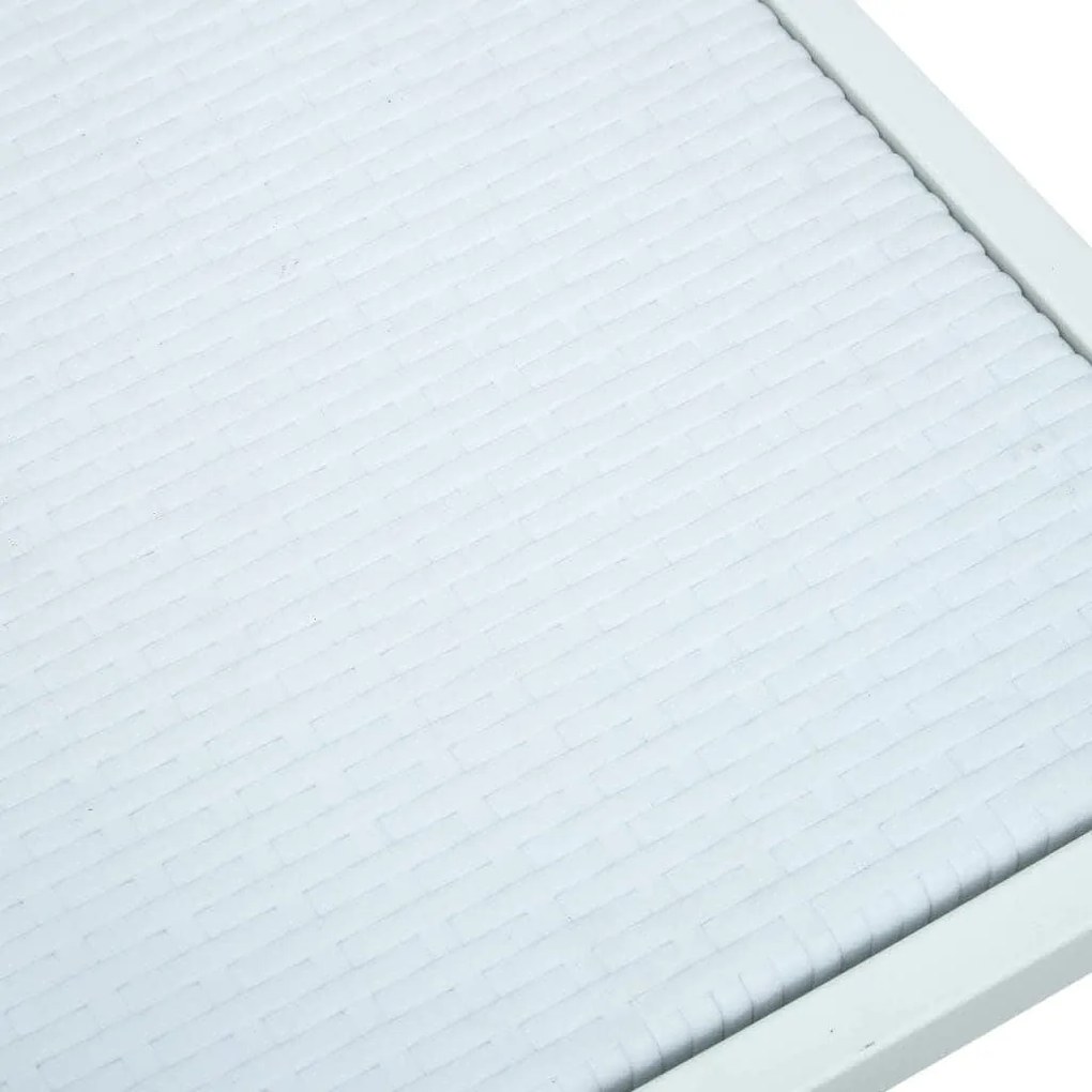 9dílný zahradní jídelní set bílý 3099262