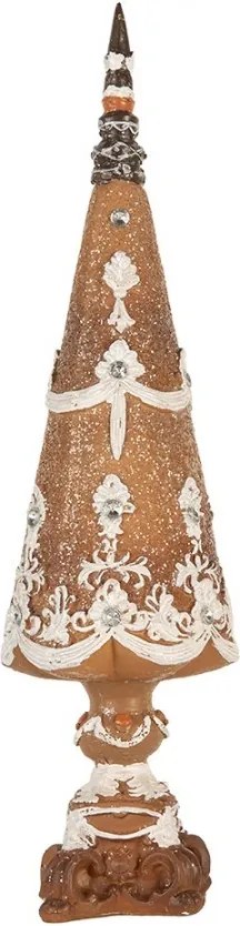 Dekorace perníkový stromek Gingerbread Tree - Ø 10*39 cm