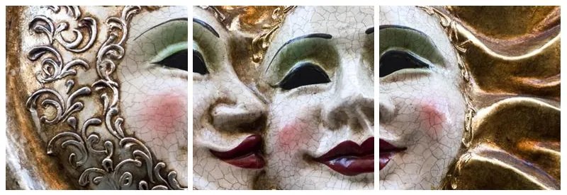 Obraz karnevalové masky - Itálie (120x40 cm), 40 dalších rozměrů