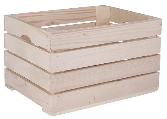 Dřevobox Dřevěná bedýnka 40 x 30 x 24 cm