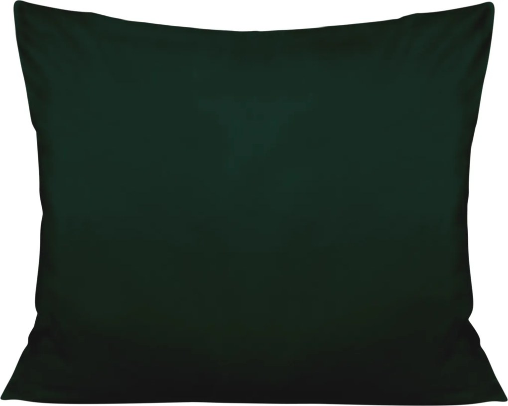 SATÉNOVÝ DEKORAČNÍ POVLAK NA POLŠTÁŘ SATYNLOVE 40X60 CM TMAVĚZELENÁ