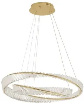 Křišťálový lustr Aurelia 70W 80 zlaté