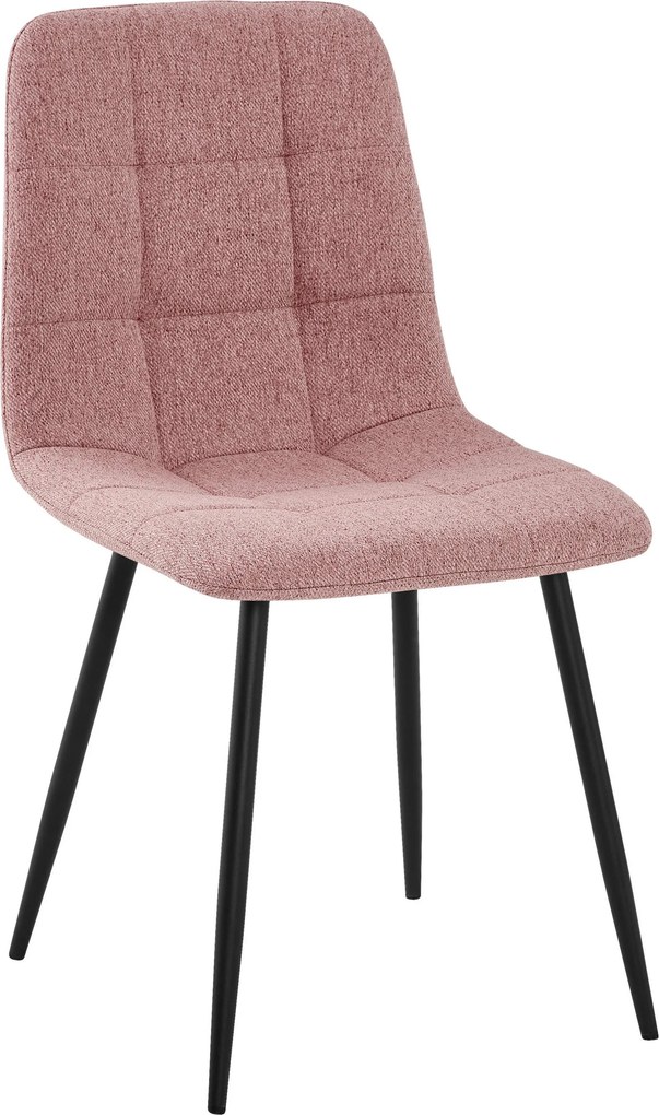 XXXLutz ŽIDLE, růžová, černá Stylife - Jídelní židle - 001836000115