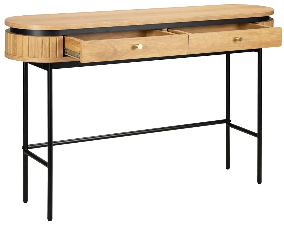 Invicta Konzolový stolek ATELIER 120 cm dub 47456