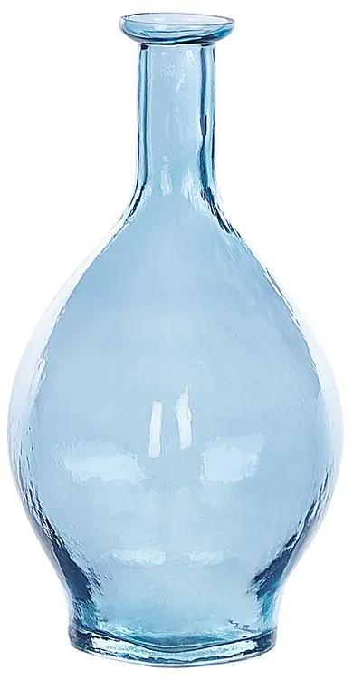Sklo Dekorativní váza 28 Modrá PAKORA Beliani