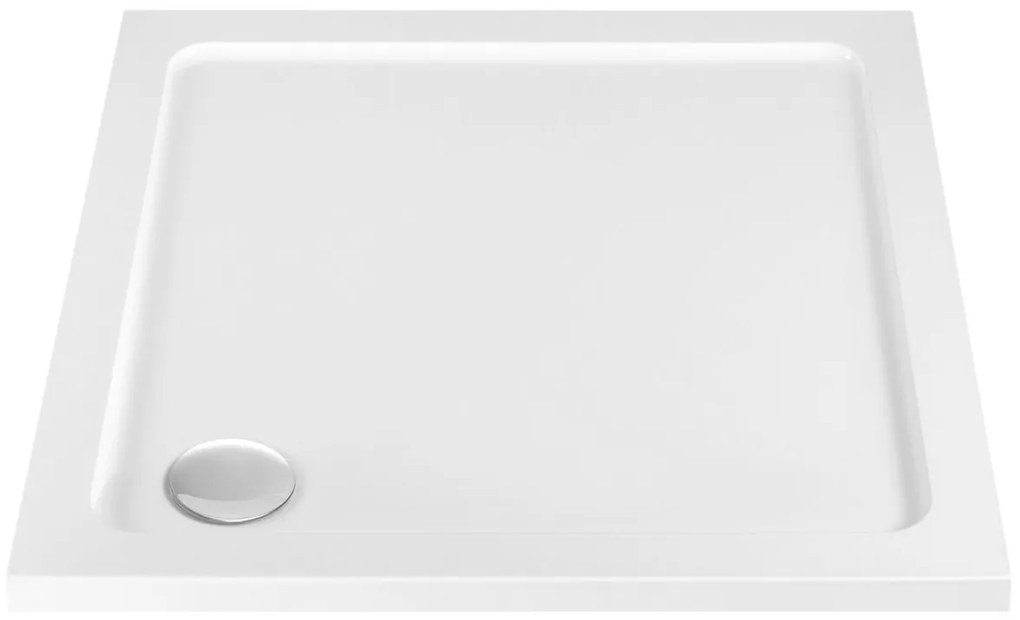 Čtvercová akrylátová sprchová vanička REA SAVOY 90x90 cm bílá