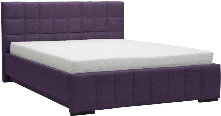 Fialová dvoulůžková postel Mazzini Beds Dream, 180 x 200 cm