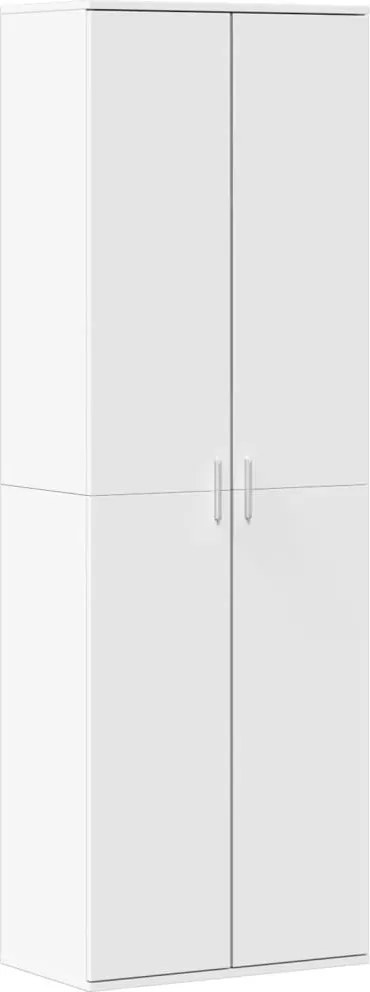 Skříň highboard bílá 60 x 35 x 180 cm kompozitní dřevo 3276665