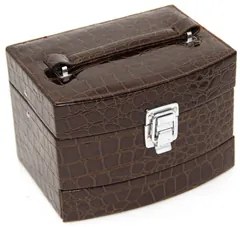 Klenoty Budín Luxusní hnědá šperkovnice JKBOX BROWN SP-300/A21