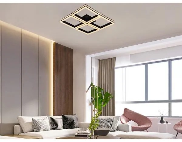 LED Stmívatelný přisazený lustr LED/215W/230V 3000-6500K + dálkové ovládání