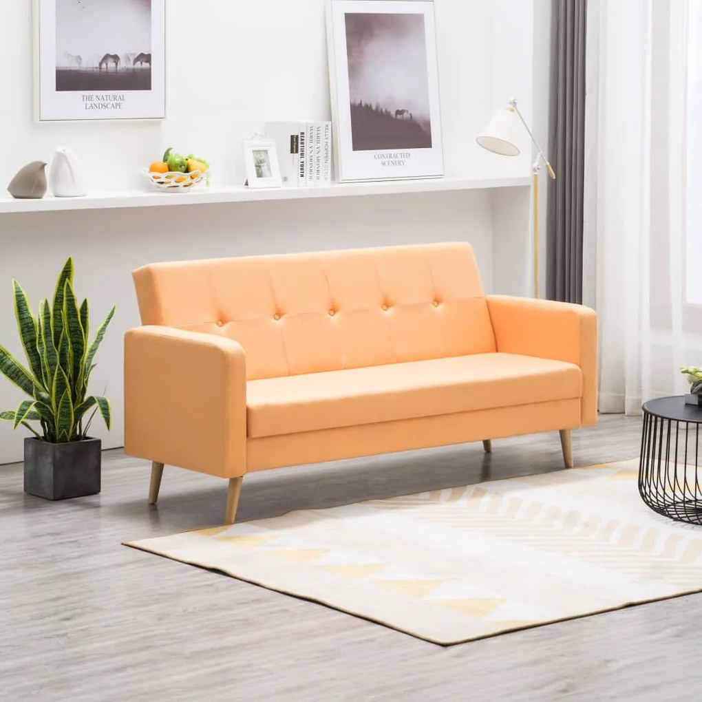 Pohovka Textil Oranžová