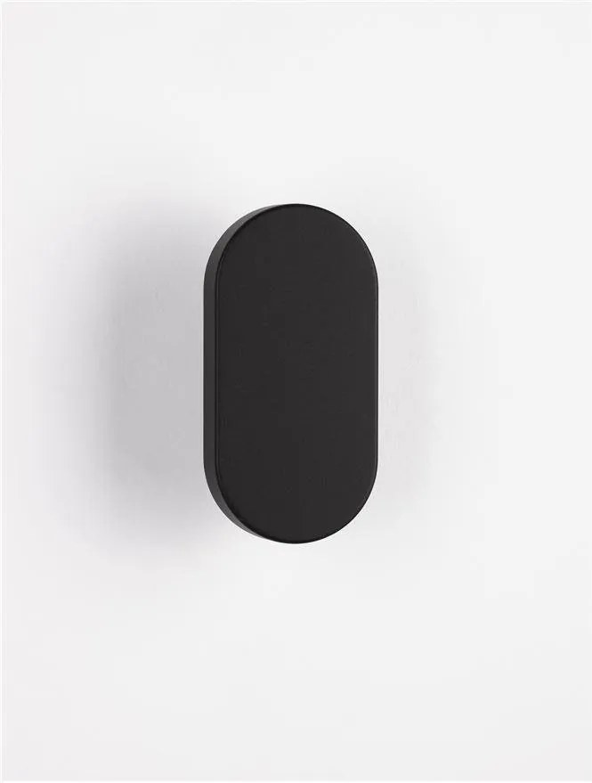 NV 9002866 Venkovní nástěnné svítidlo OFIR černý hliník a akryl LED 10.3W 3000K 220-240V 92st. IP54 - NOVA LUCE