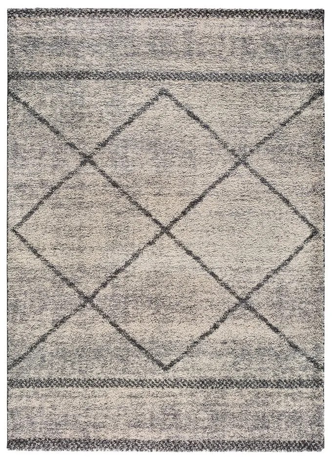 Šedý koberec Universal Kasbah Gris, 160 x 230 cm