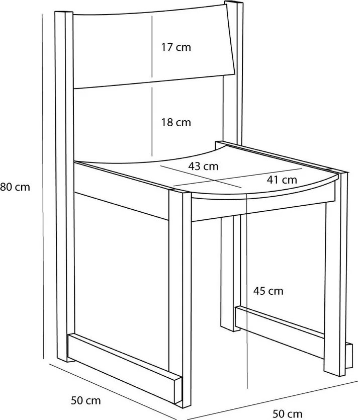 Stohovatelná jídelní židle v dekoru dubu v přírodní barvě Forma – Hübsch