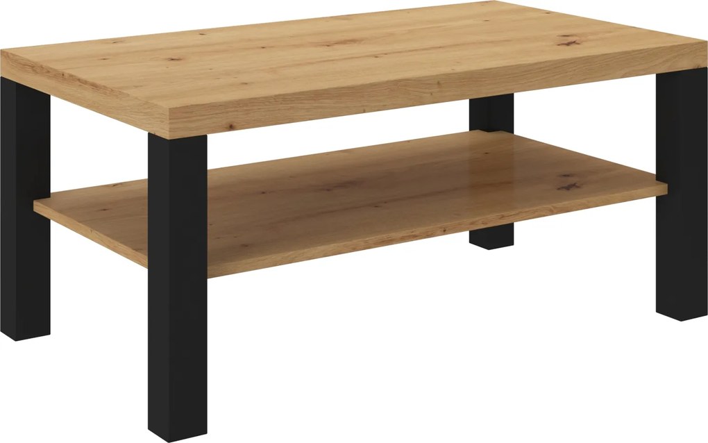 ADRK Furniture Konferenční stolek SVEN 115x65 CT-Sve-ART+BM-H075