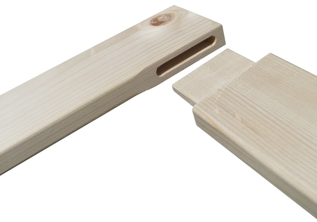 Dřevěný truhlík LONG 200 - GIGANT 200x55x50 bez mříže Osobní odběr/vlastní doprava