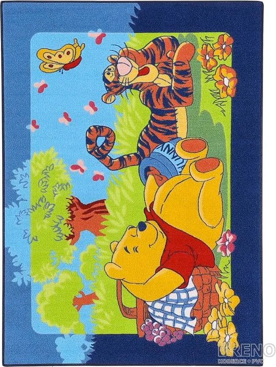Breno Kusový koberec WINNIE W43 - Winnies Picnic, 95x133 cm, Vícebarevné