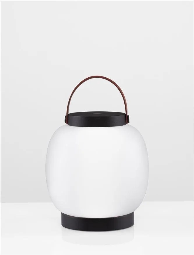 NV 9002876 Venkovní stolní lampa JIGRA černý hliník a akryl LED 2W 3000K 3,7V 306st. IP54 vypínač na těle / USB kabel - NOVA LUCE
