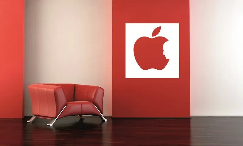 Samolepka na zeď - Apple (120x120 cm) - Sablo.cz
