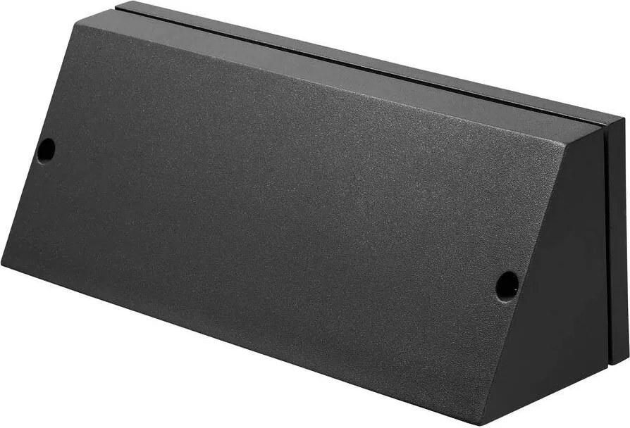 LA 230030 Venkovní svítidlo PEMA čtvercová nástěnná černá 230V E27 15W IP4 - BIG WHITE (SLV)
