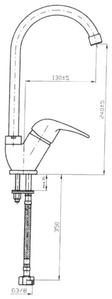 Dřezová baterie Alveus Sunrise
