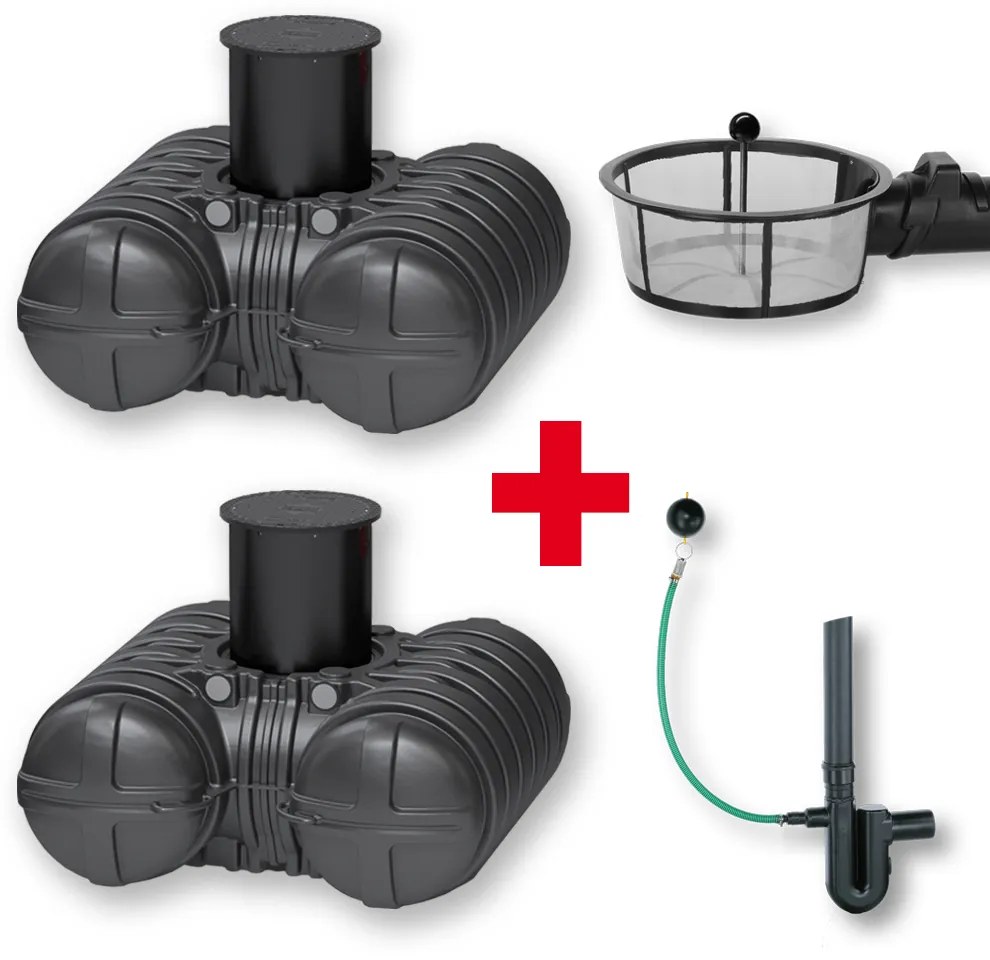 Retenční nádrž Roth s filtrem, 100 % retence O 7 000 l 1135009444