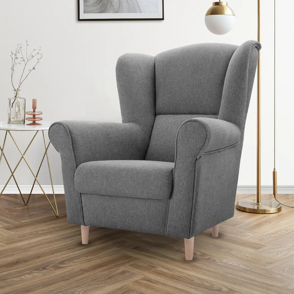 IDZ Křeslo LOFT 1 Barva látky: Krémová (Poso 02)