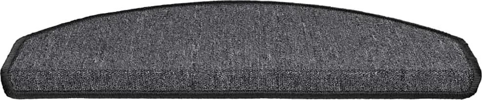 Schodové rohože 20 ks 65 x 24 x 4 cm antracitové, půlkulaté, velké 3365789