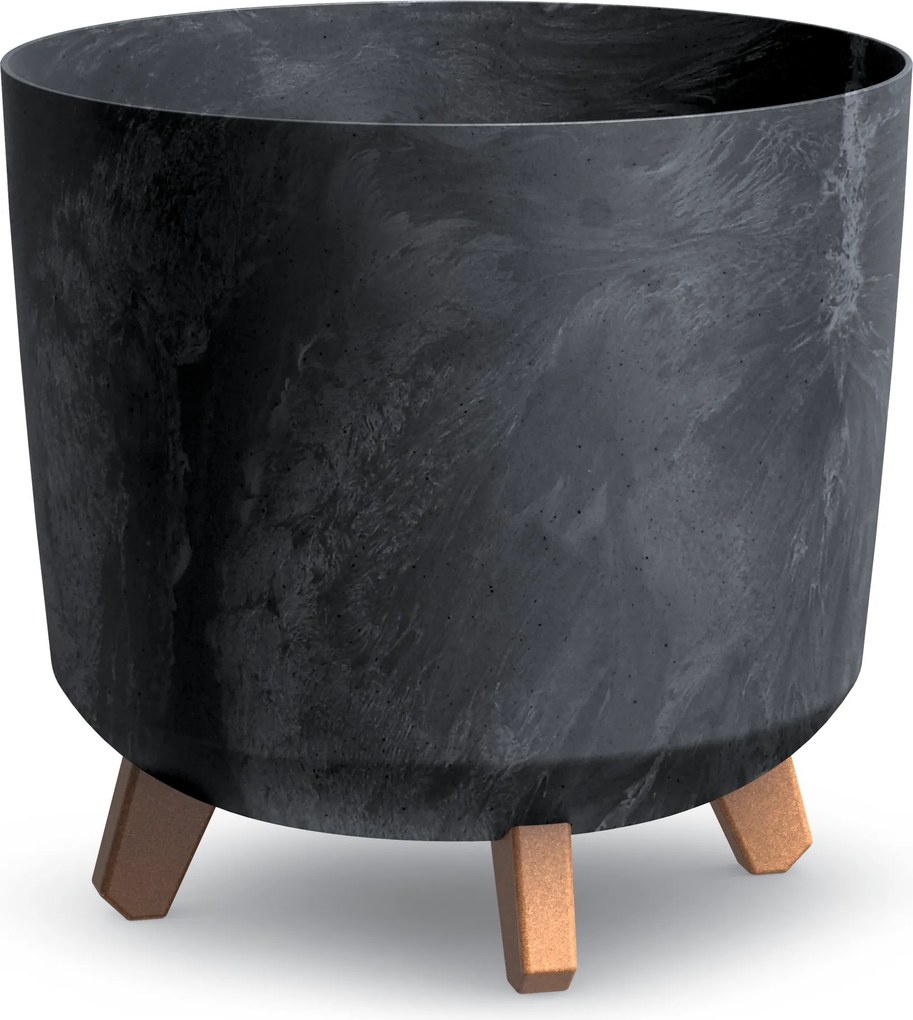 Prosperplast Květináč »Gracia Tubus«, 285x298 mm, betonový efekt. (antracitová)