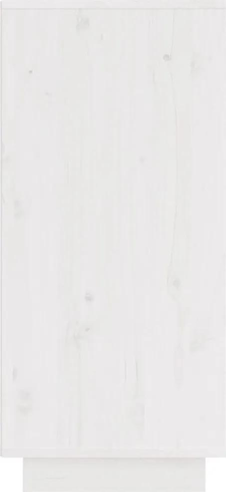 vidaXL Příborník 31,5 x 34 x 75 cm masivní borové dřevo [813382] Barva: Šedá